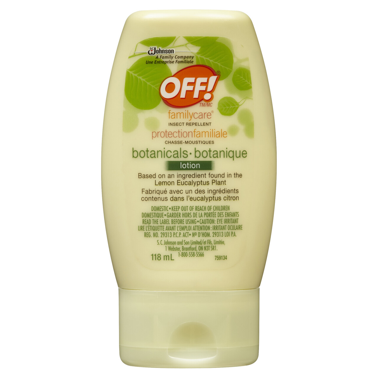 OFF! Family Care Botanicals Insect Repellent Lotion 118 ml - Voilà ...
