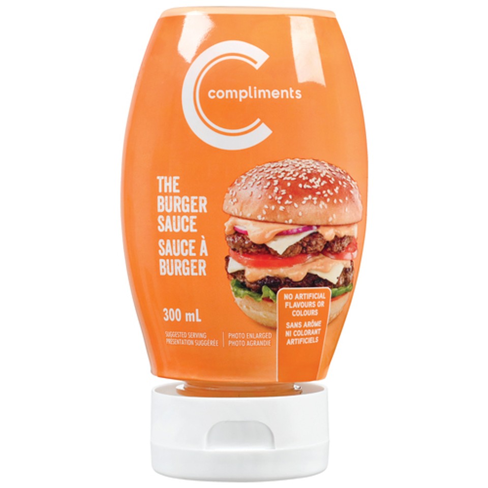 Compliments The Burger Sauce 300 ml - Voilà Online Groceries & Offers