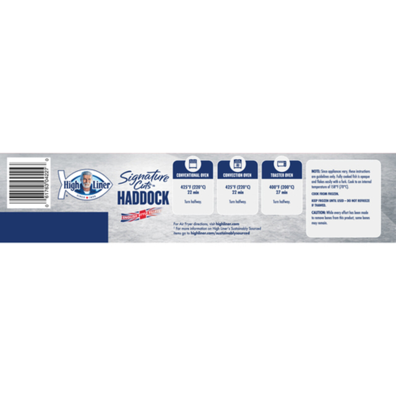 High Liner Frozen Haddock Fillets Signature Cut Uncooked English Style ...