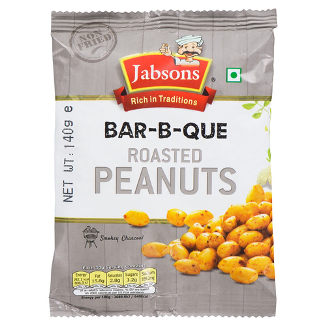 Jabsons Roasted Peanuts Bar-B-Que 140 g - Voilà Online Groceries & Offers