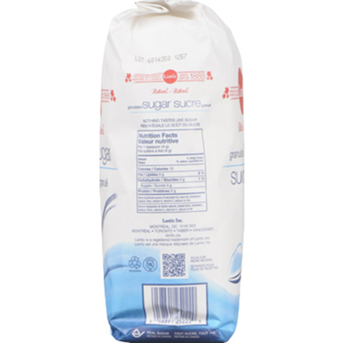 Lantic Granulated White Sugar 2 kg - Voilà Online Groceries & Offers