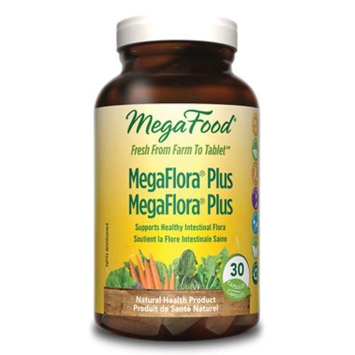 MegaFood MegaFlora Plus Probiotic Supplement Capsules 30 Count - Voilà ...