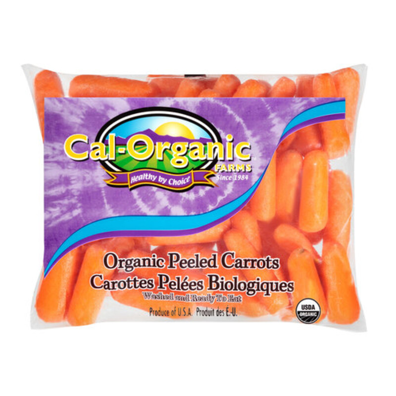Cal-Organic Farms Peeled Carrots Mini 454 g - Voilà Online Groceries ...