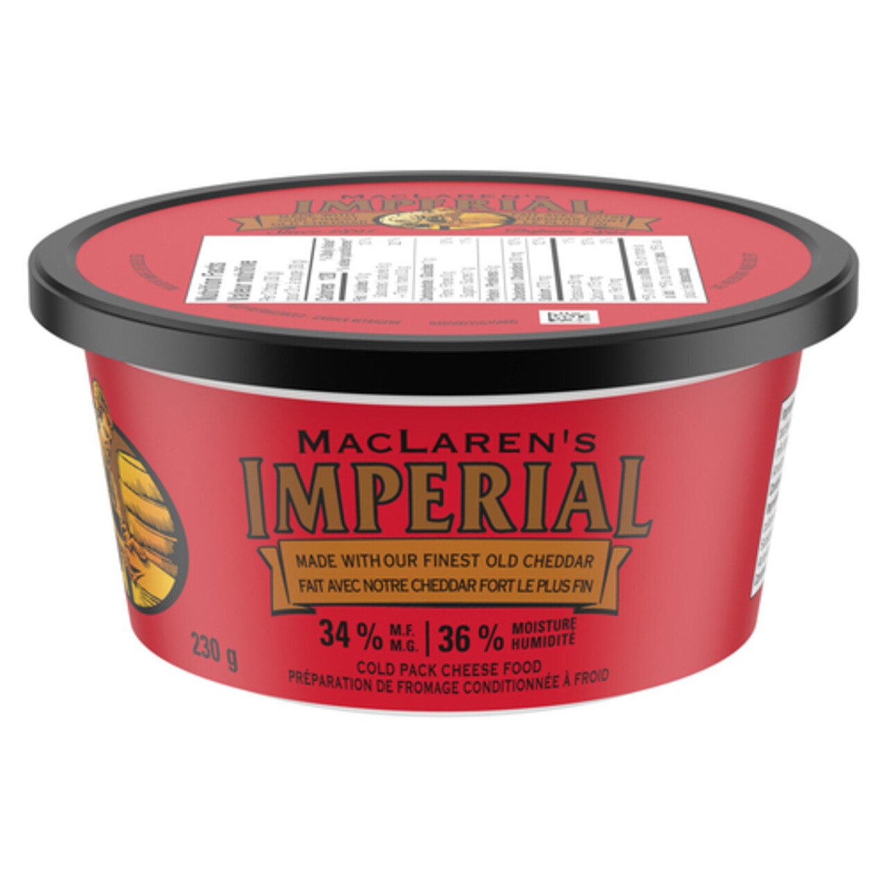 Maclaren Imperial Cold-Pack Cheese Food Cheddar 230 g - Voilà Online ...