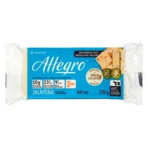 Allegro Lactose-Free 9% Cheese Low Fat Jalapeno 270 g - Voilà Online ...