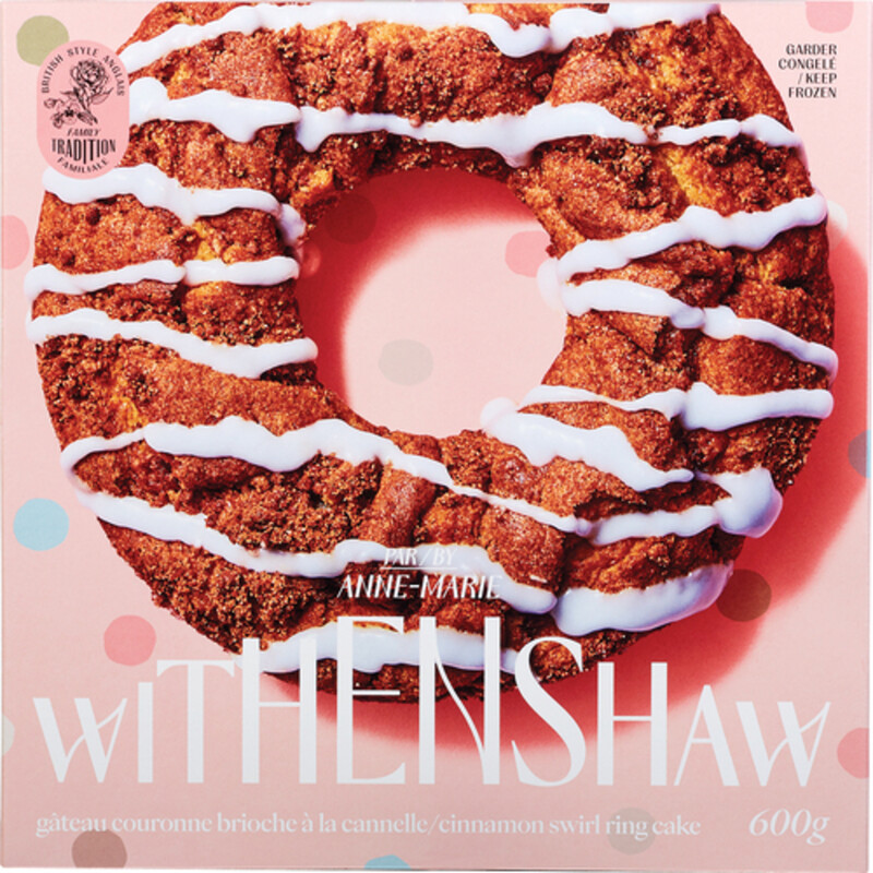Anne-Marie Withenshaw Ring Cake Cinnamon Swirl 600 g (frozen) - Voilà ...