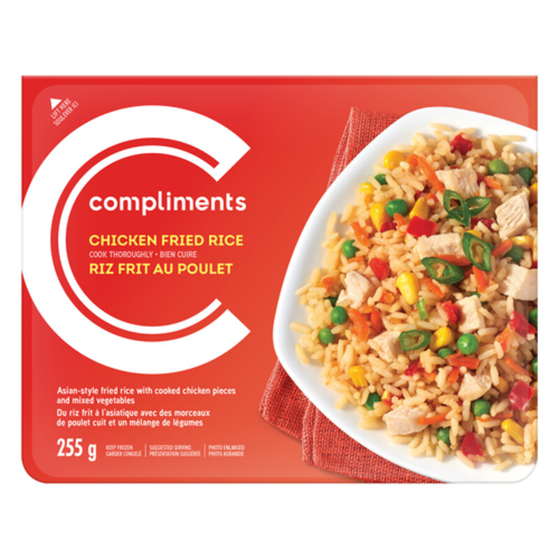 Compliments Chicken Fried Rice Frozen Entrée 255 g - Voilà Online ...