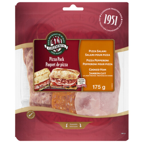 Grimms Fine Foods Trio Pizza Pack Deli Meat 175 g - Voilà Online ...