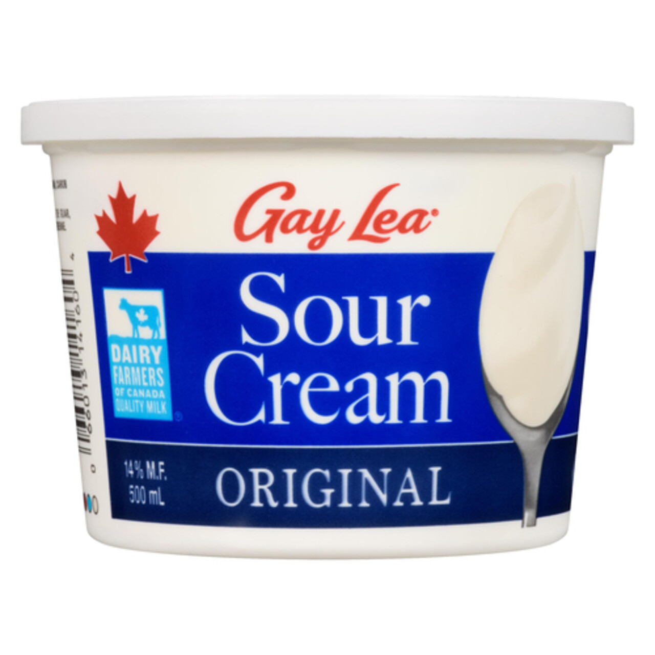 Gay Lea 14% Sour Cream Original 500 ml - Voilà Online Groceries & Offers