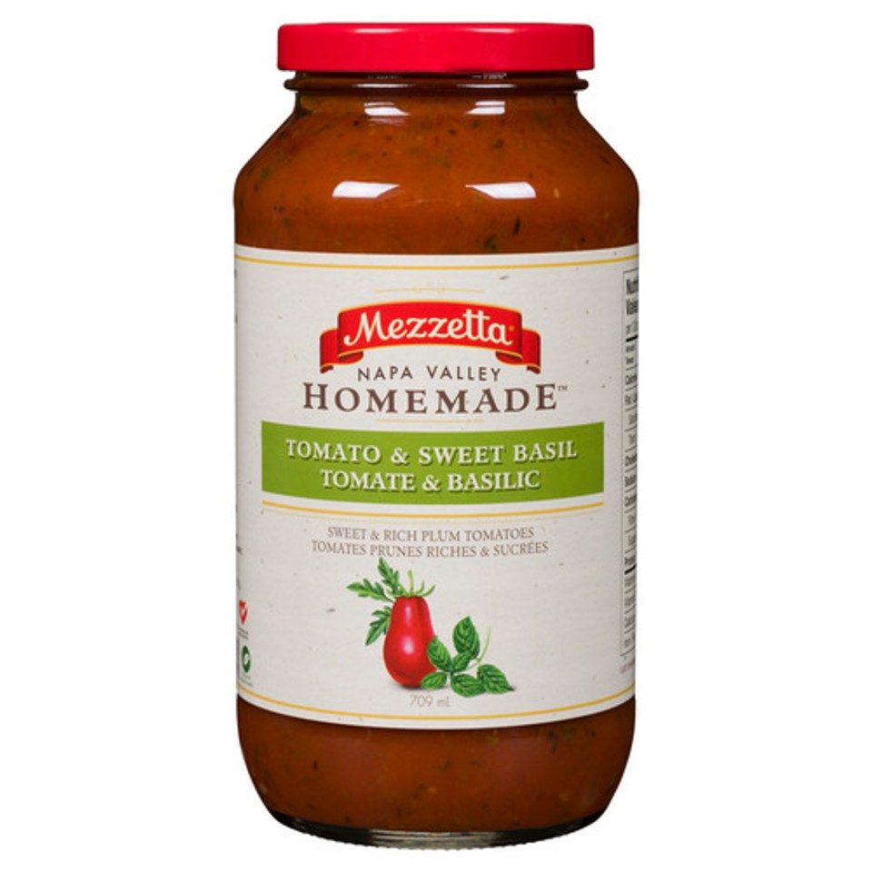 Mezzetta Pasta Sauce Tomato & Sweet Basil 709 ml - Voilà Online ...