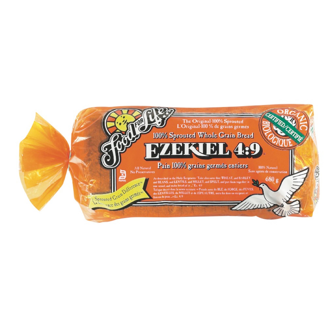 Foods For Life Sprouted Grain Bread 680 g (frozen) - Voilà Online ...