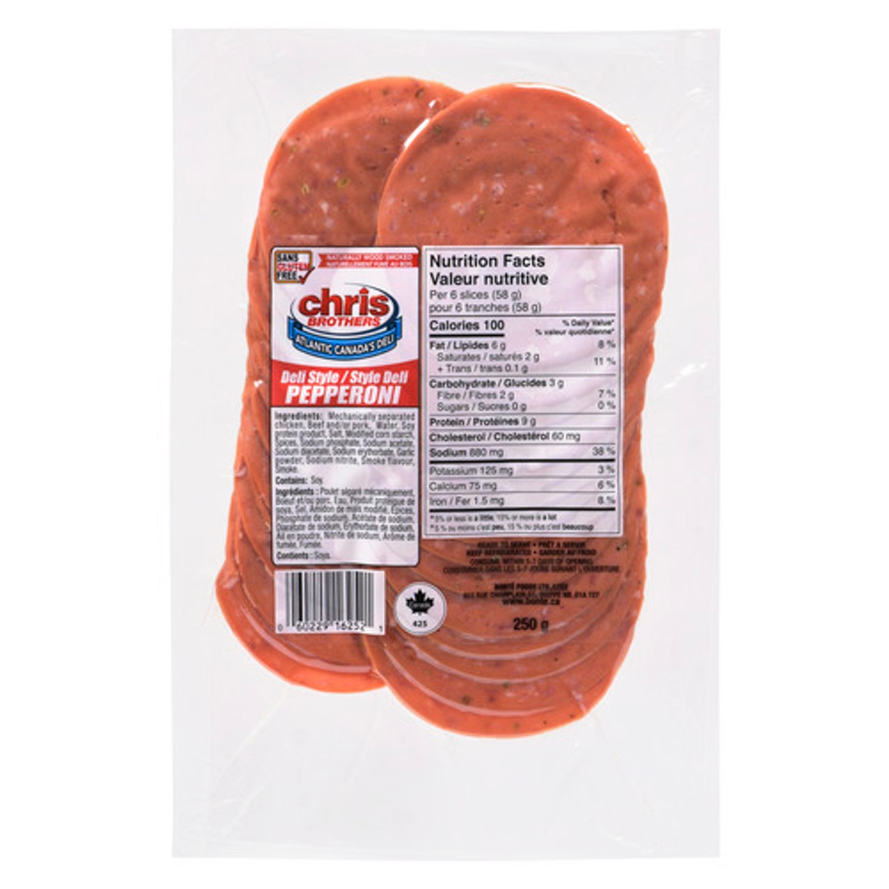 Chris Brothers Deli Pepperoni 250 g - Voilà Online Groceries & Offers