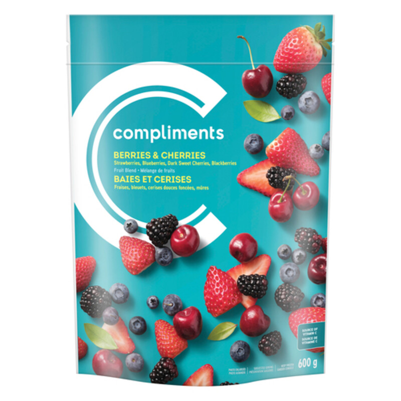 Compliments Frozen Berries & Cherries 600 g - Voilà Online Groceries ...