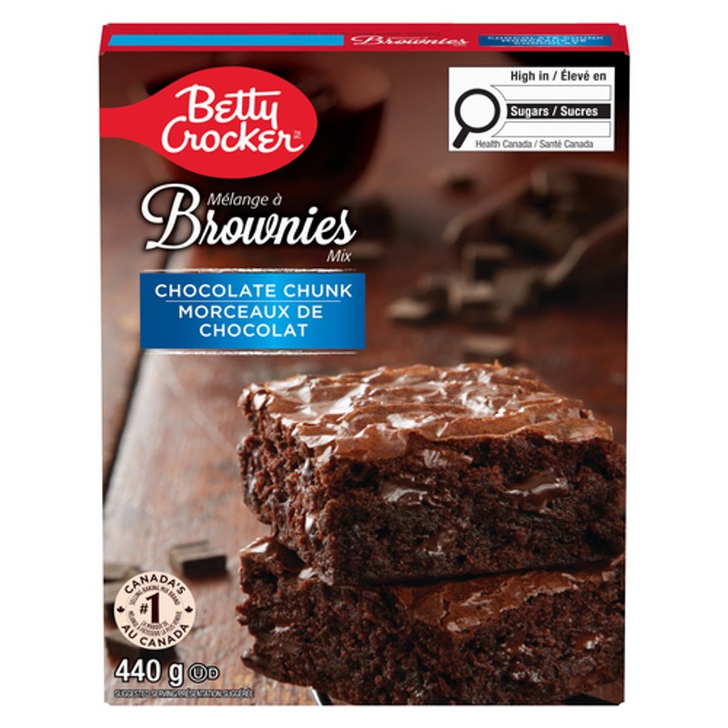 Betty Crocker Brownies Mix Chocolate Chunk 16 Servings 440 g - Voilà ...