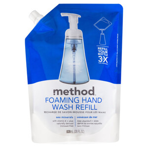 Method Foaming Hand Wash Refill Pouch Sea Minerals 828 ml - Voilà ...