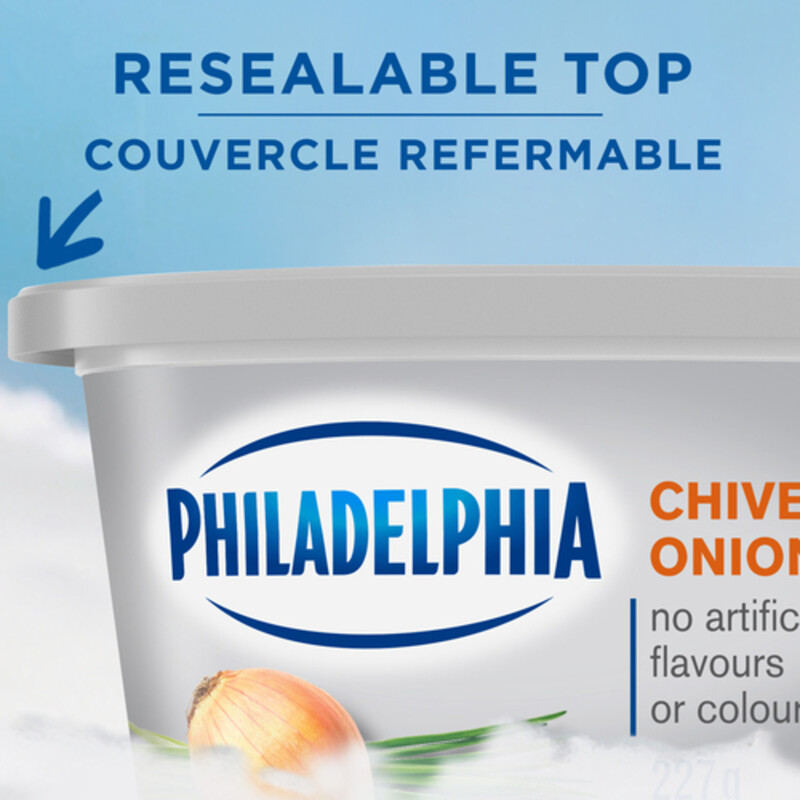 Philadelphia Cream Cheese Product Chive & Onion 227 g - Voilà Online ...