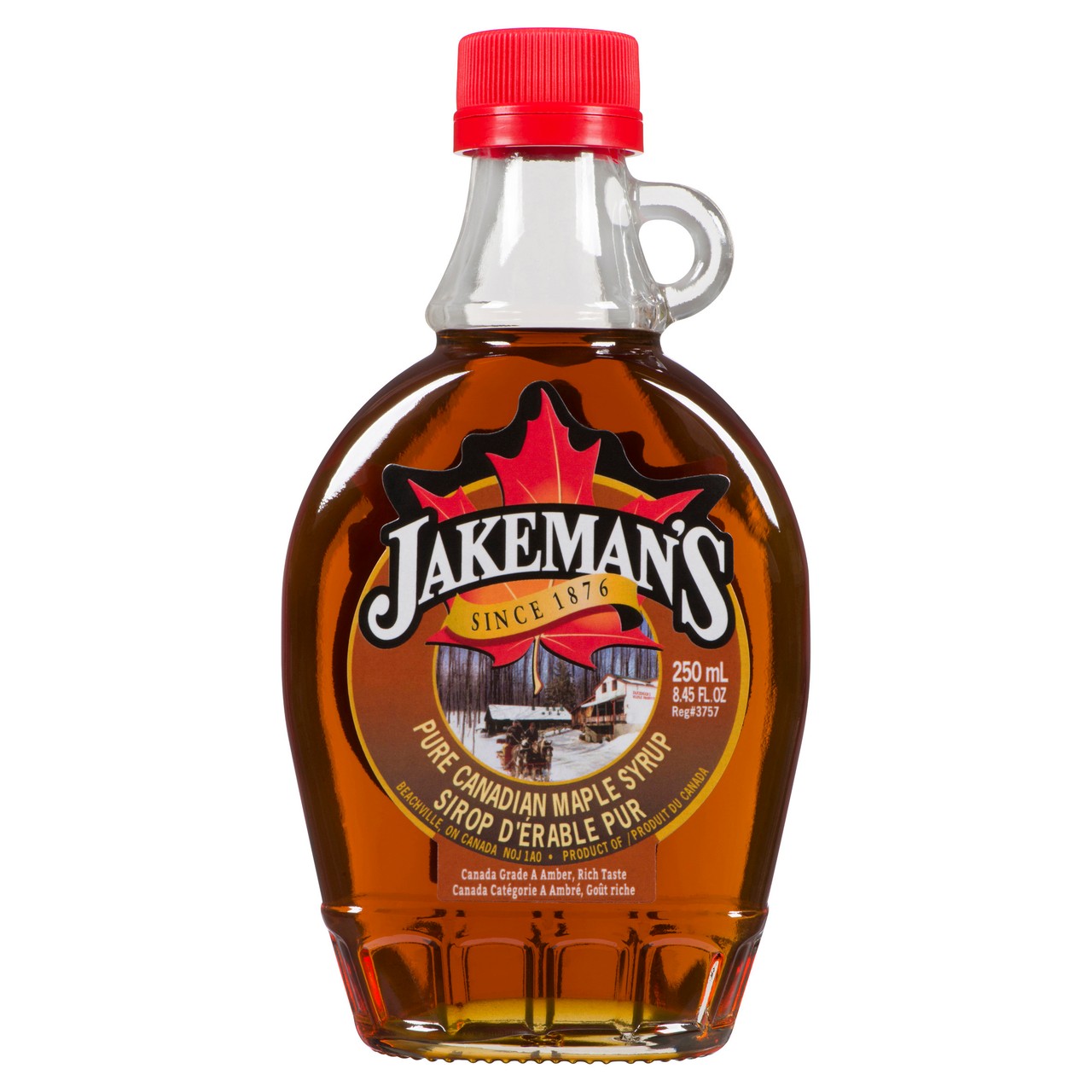 Jakeman's Maple Syrup Kent Glass Bottle 250 ml - Voilà Online Groceries ...