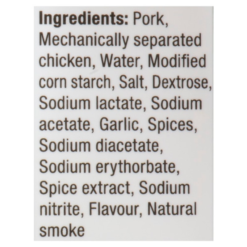 Compliments Garlic Sausage 750 g - Voilà Online Groceries & Offers