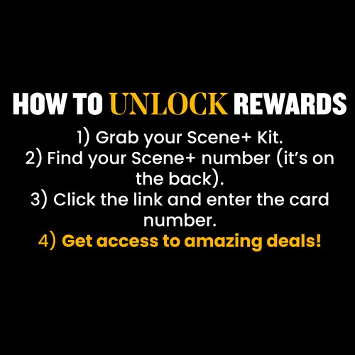 Scene+ Sign-Up Kit - Voilà Online Groceries & Offers