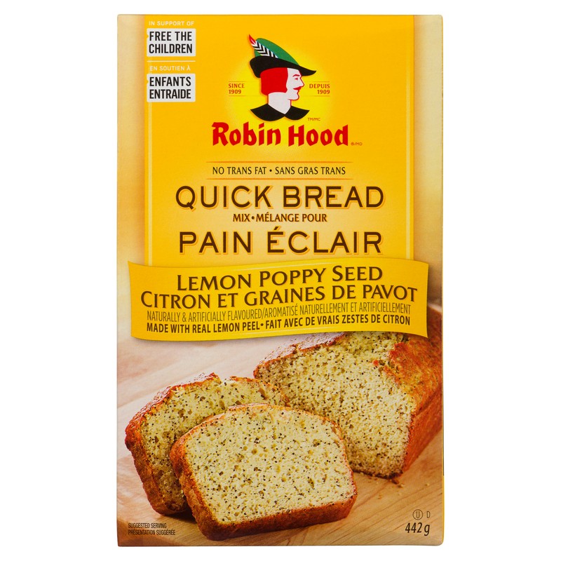 Robin Hood Quick Bread Mix Lemon Poppy Seed 442 g - Voilà Online ...