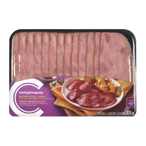 Compliments Turkey Bacon-Style 375 g - Voilà Online Groceries & Offers