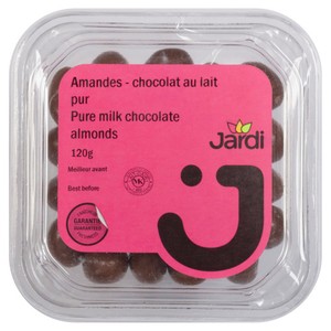 Les Aliments Jardi Chocolate Almonds 120 g - Voilà Online Groceries ...
