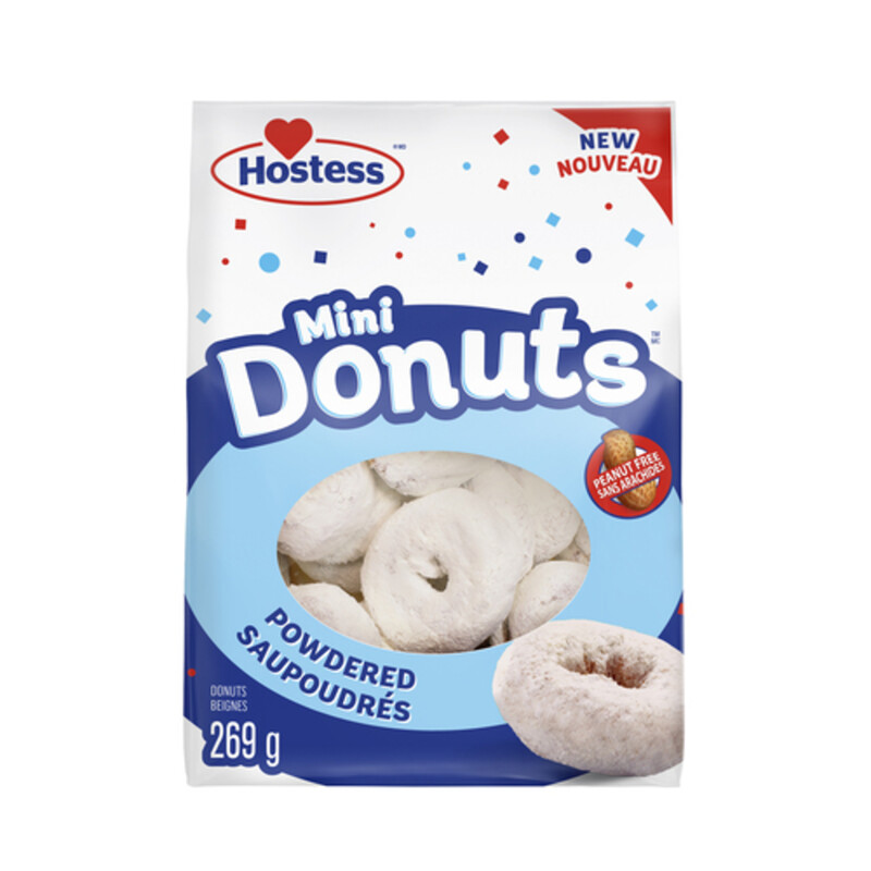 Hostess Mini Donuts Powdered 269 g - Voilà Online Groceries & Offers