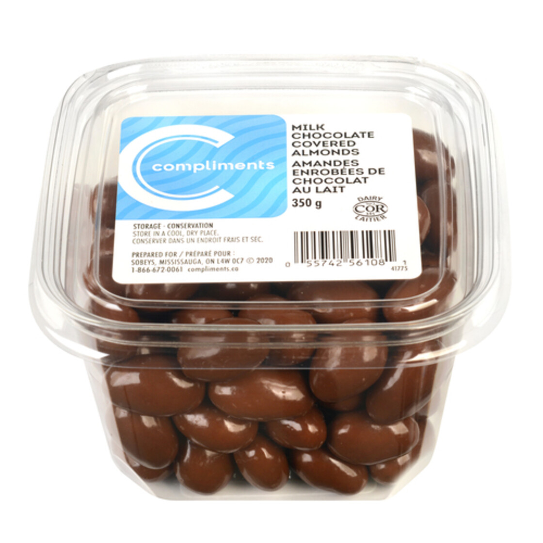 Compliments Milk Chocolate Covered Almonds 350 g - Voilà Online ...