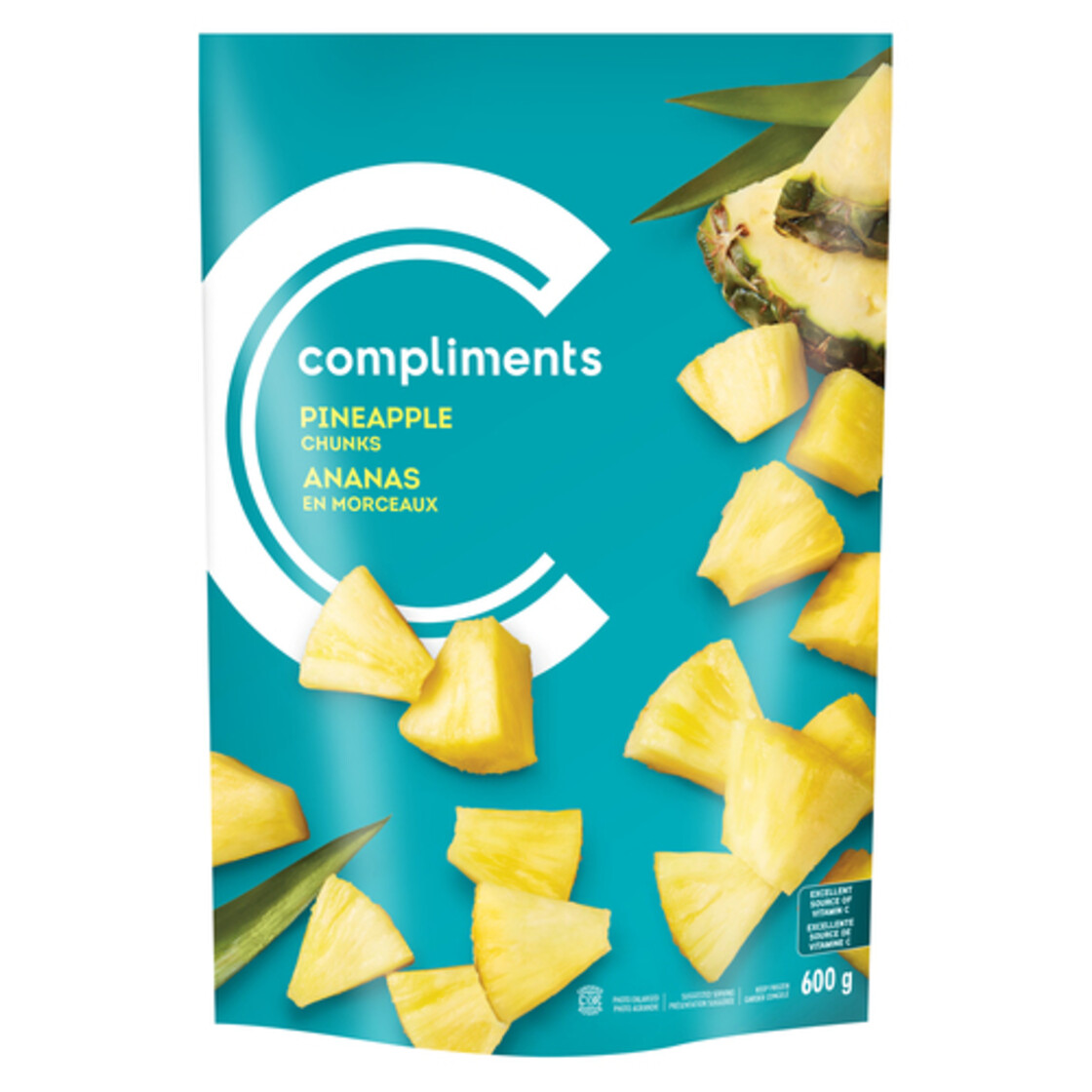 Compliments Frozen Pineapple Chunks 600 g - Voilà Online Groceries & Offers