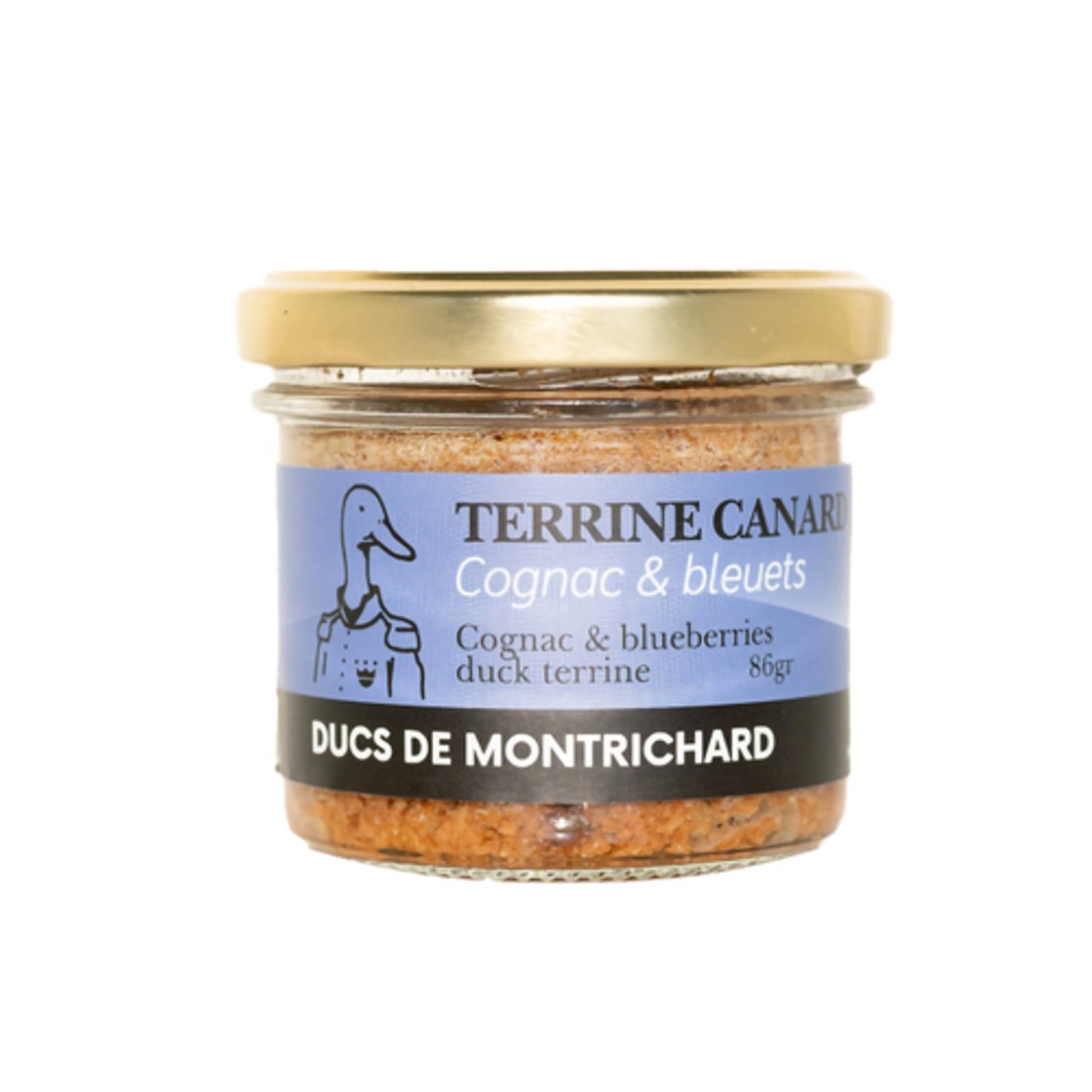Ducs De Montrichard Duck Terrine Blueberries-Cognac 86 g - Voilà Online ...