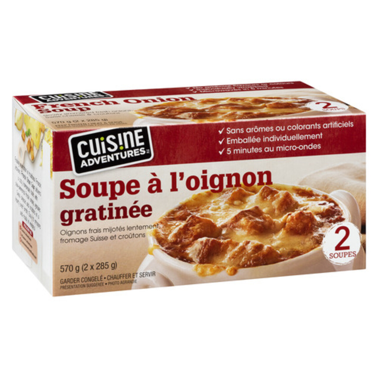Plats Du Chef Frozen French Onion Soup 2 x 285 g - Voilà Online ...