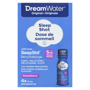 Dream Water Sleep Shot Snoozeberry Original 4 x 74 ml - Voilà Online ...
