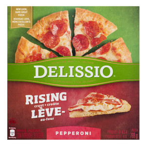 Delissio Rising Crust Frozen Pizza Pepperoni 12 Inch 788 g - Voilà Online Groceries & Offers