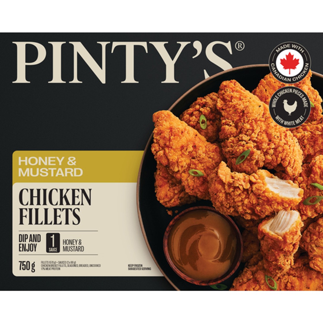 Pinty's Frozen Chicken Fillets Honey & Mustard 750 g - Voilà Online ...