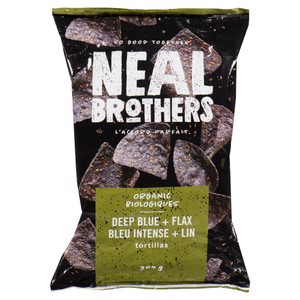 Neal Brothers Organic Tortilla Chips Deep Blue With Flax 300 g - Voilà ...