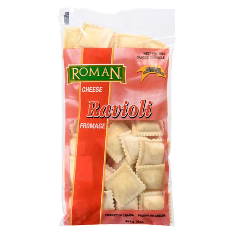 Roman Frozen Ravioli Cheese 454 g - Voilà Online Groceries & Offers