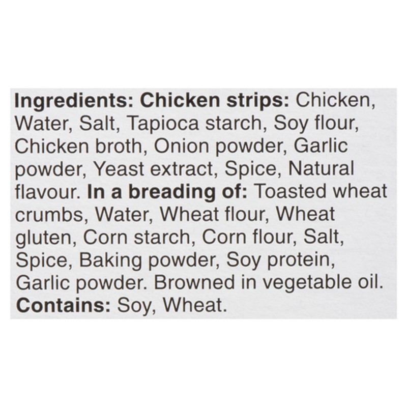 Prime Frozen Chicken Strips Raised Without Antibiotics 560 g - Voilà ...