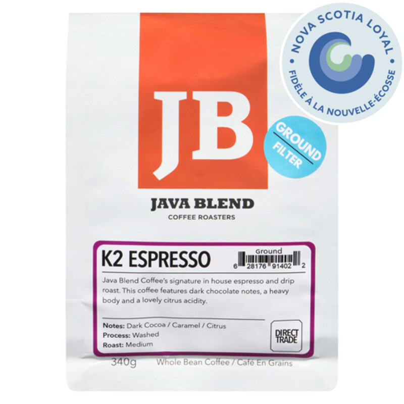 Java Blend Ground Coffee K2 Espresso 340 g - Voilà Online Groceries ...