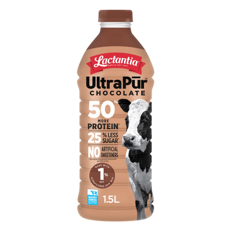 Lactantia UltraPur 1% Milk Ultra-Filtered Chocolate 1.5 L (bottle ...