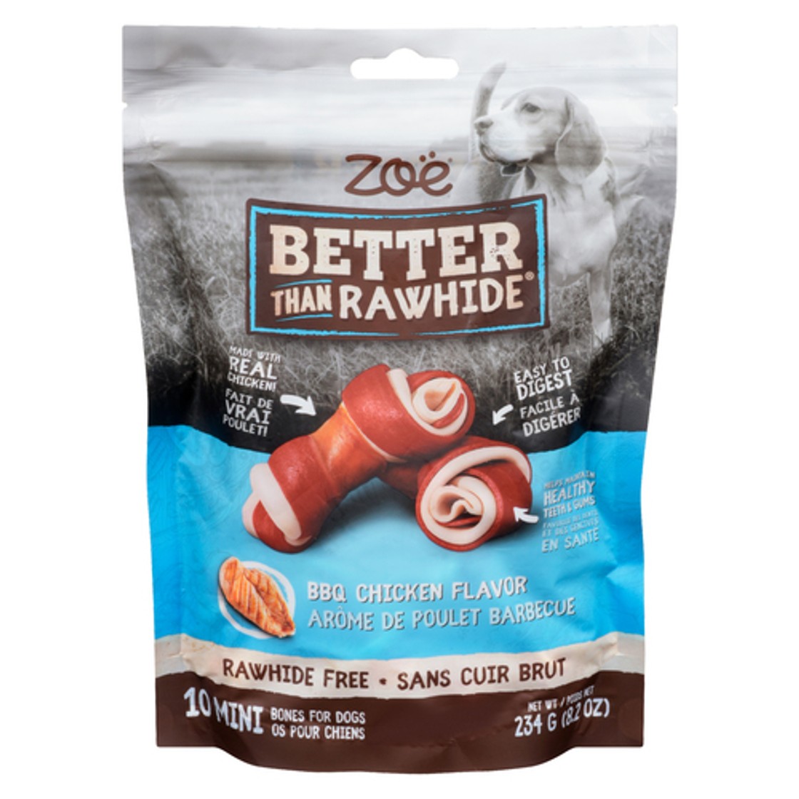Zoe Mini Bones Dog Treat BBQ Chicken 10 Pack - Voilà Online Groceries ...