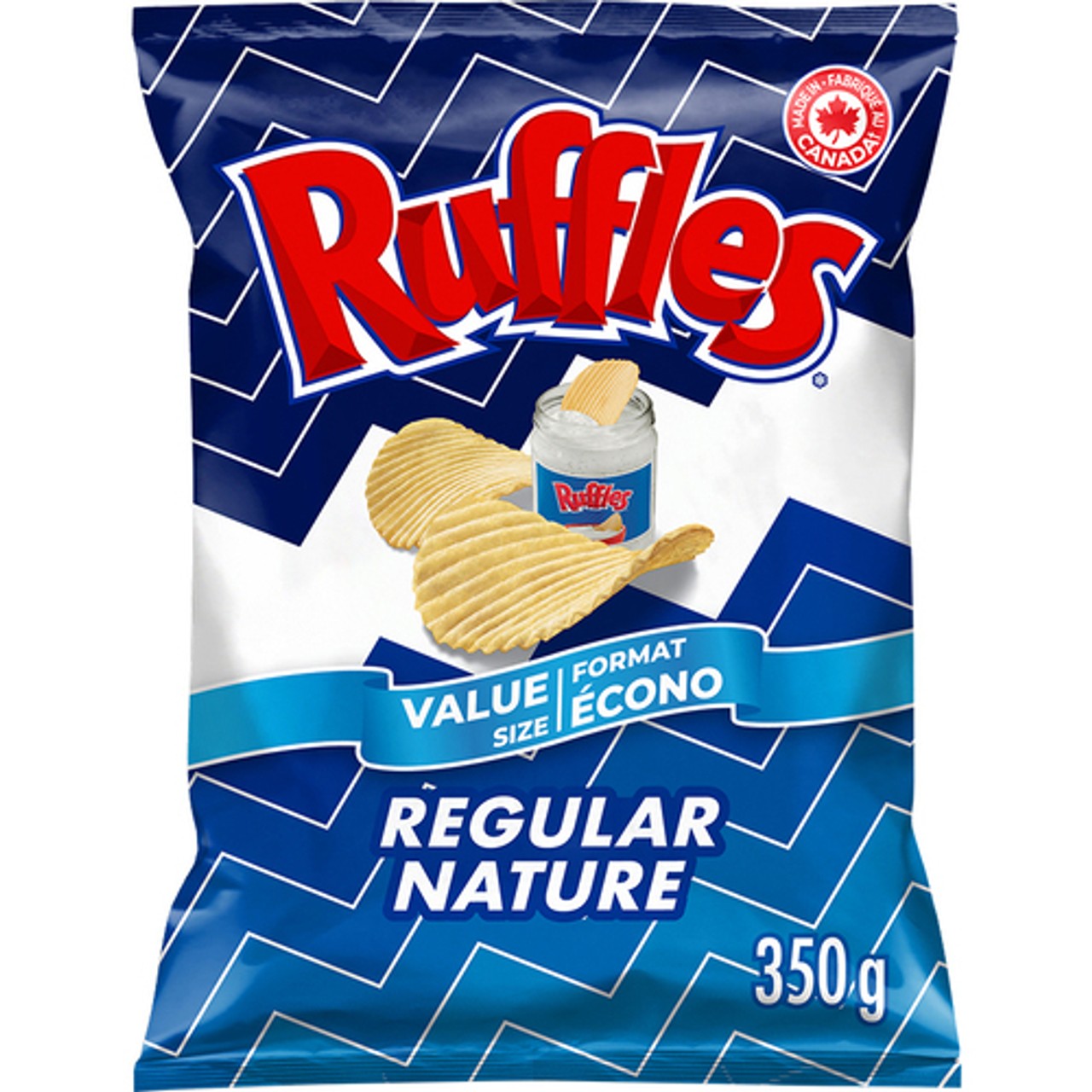 Ruffles Potato Chips Regular 350 g - Voilà Online Groceries & Offers
