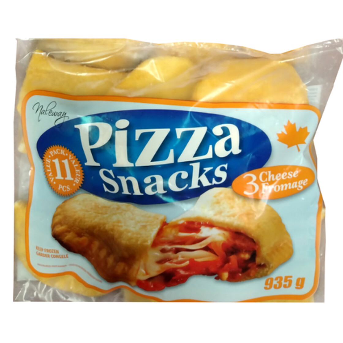 Naleway Frozen Pizza Snacks 3 Cheese 935 g - Voilà Online Groceries ...