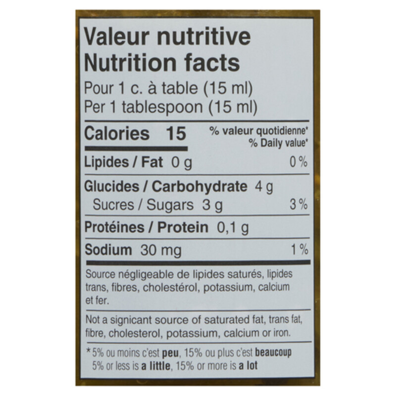 Canada Sauce Relish Sweet 350 ml - Voilà Online Groceries & Offers