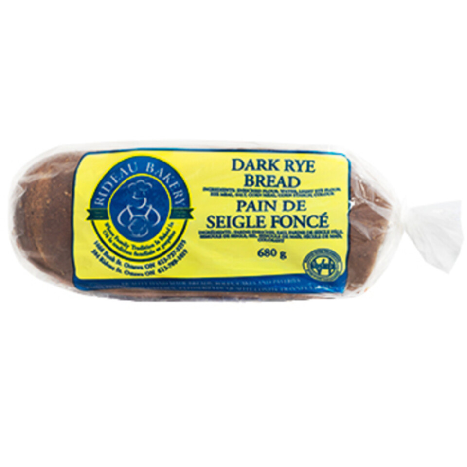 Rideau Bakery Sliced Bread Dark Rye 680 g - Voilà Online Groceries & Offers