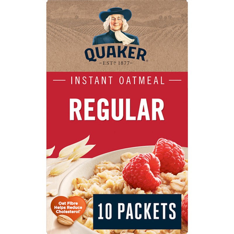 Quaker Instant Oatmeal Regular 280 g - Voilà Online Groceries & Offers