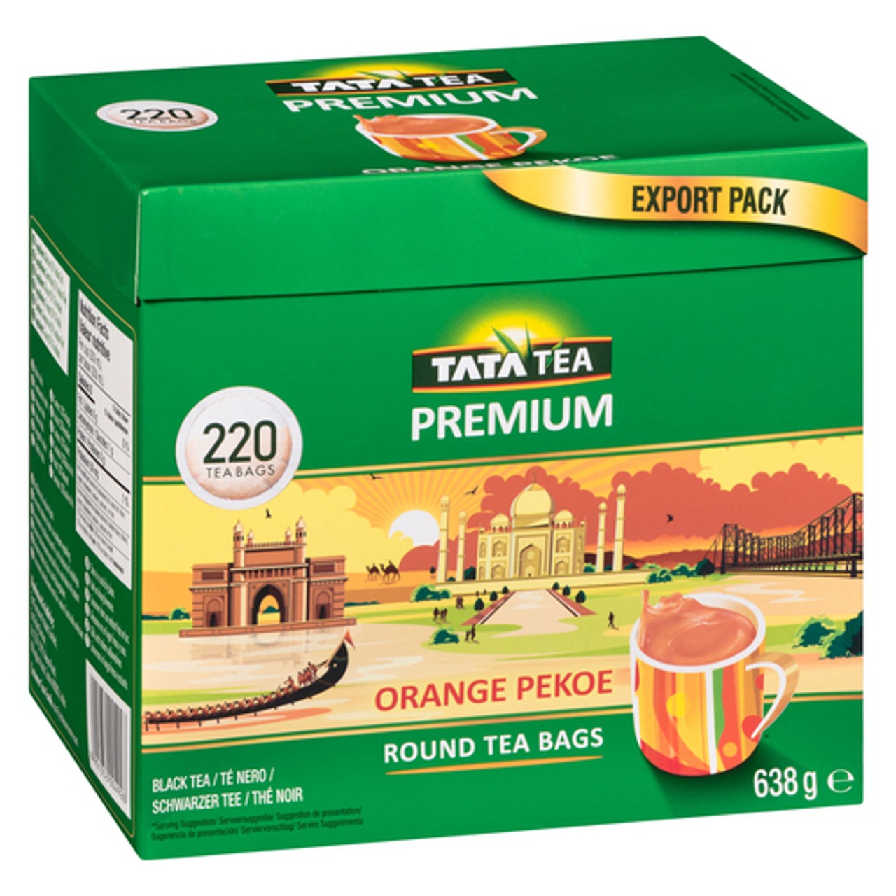 Tata Tea Premium Black Tea Orange Pekoe 220 Tea Bags - Voilà Online ...