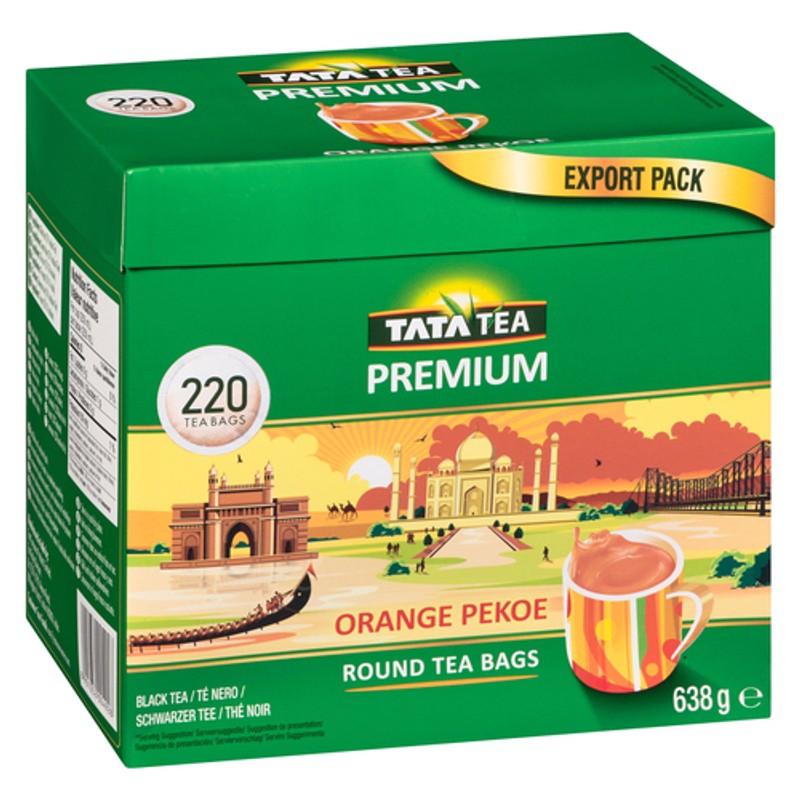 Tata Tea Premium Black Tea Orange Pekoe 220 Tea Bags - Voilà Online ...