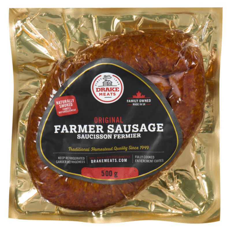 Drake Farmer Sausage Smoked 500 g - Voilà Online Groceries & Offers