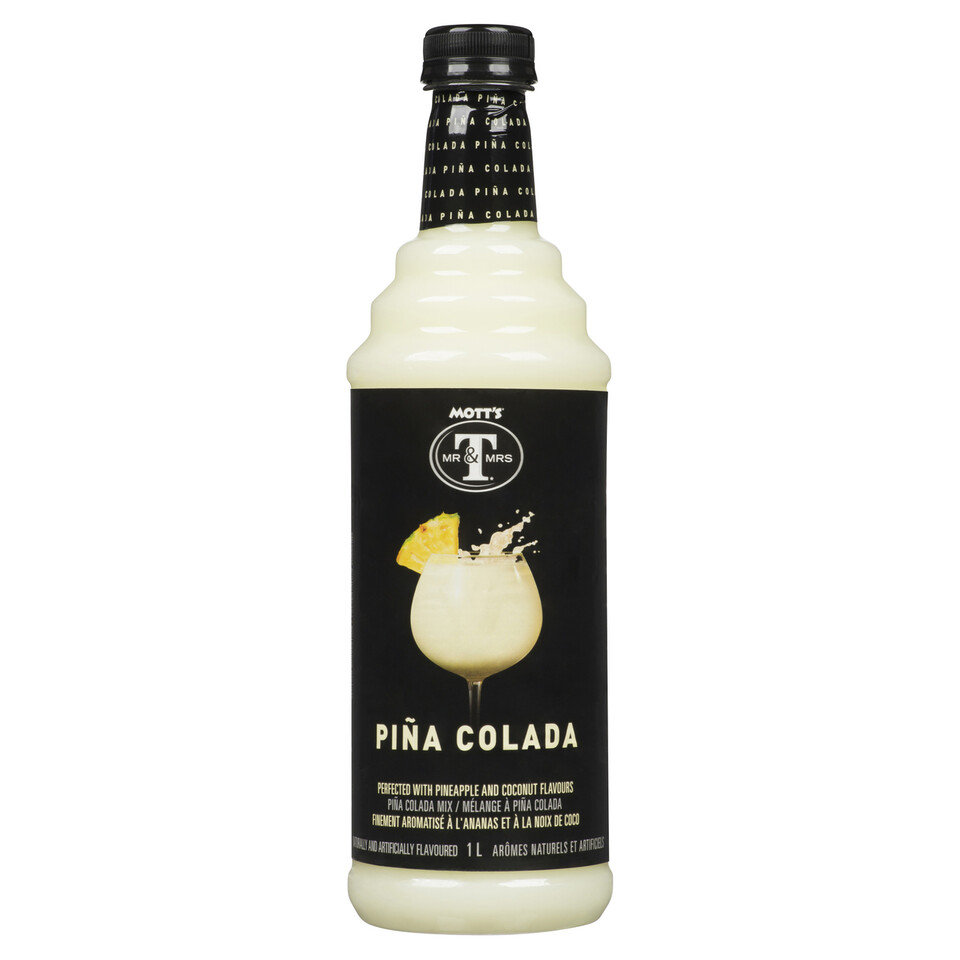 Mott's Mr & Mrs T's Drink Mix Pina Colada 1 L (bottle) - Voilà Online ...