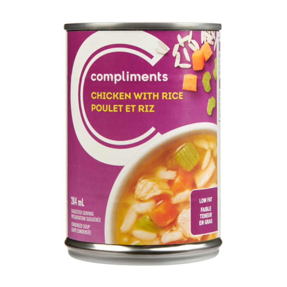 Compliments Soup Chicken With Rice 284 ml - Voilà Online Groceries & Offers